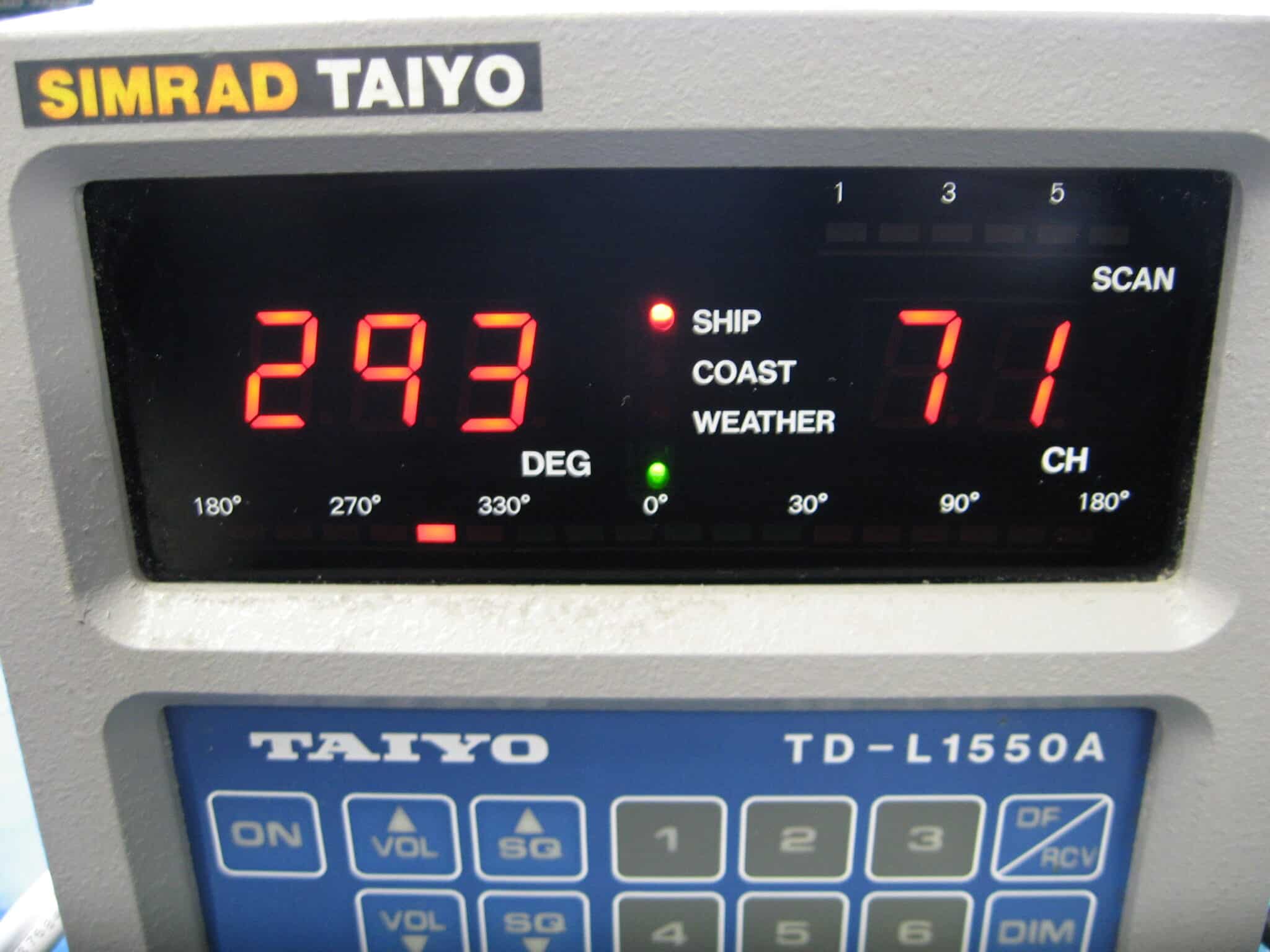 Simrad Taiyo ADF Automatic Direction Finder TD-L1550A For Parts! - Max ...