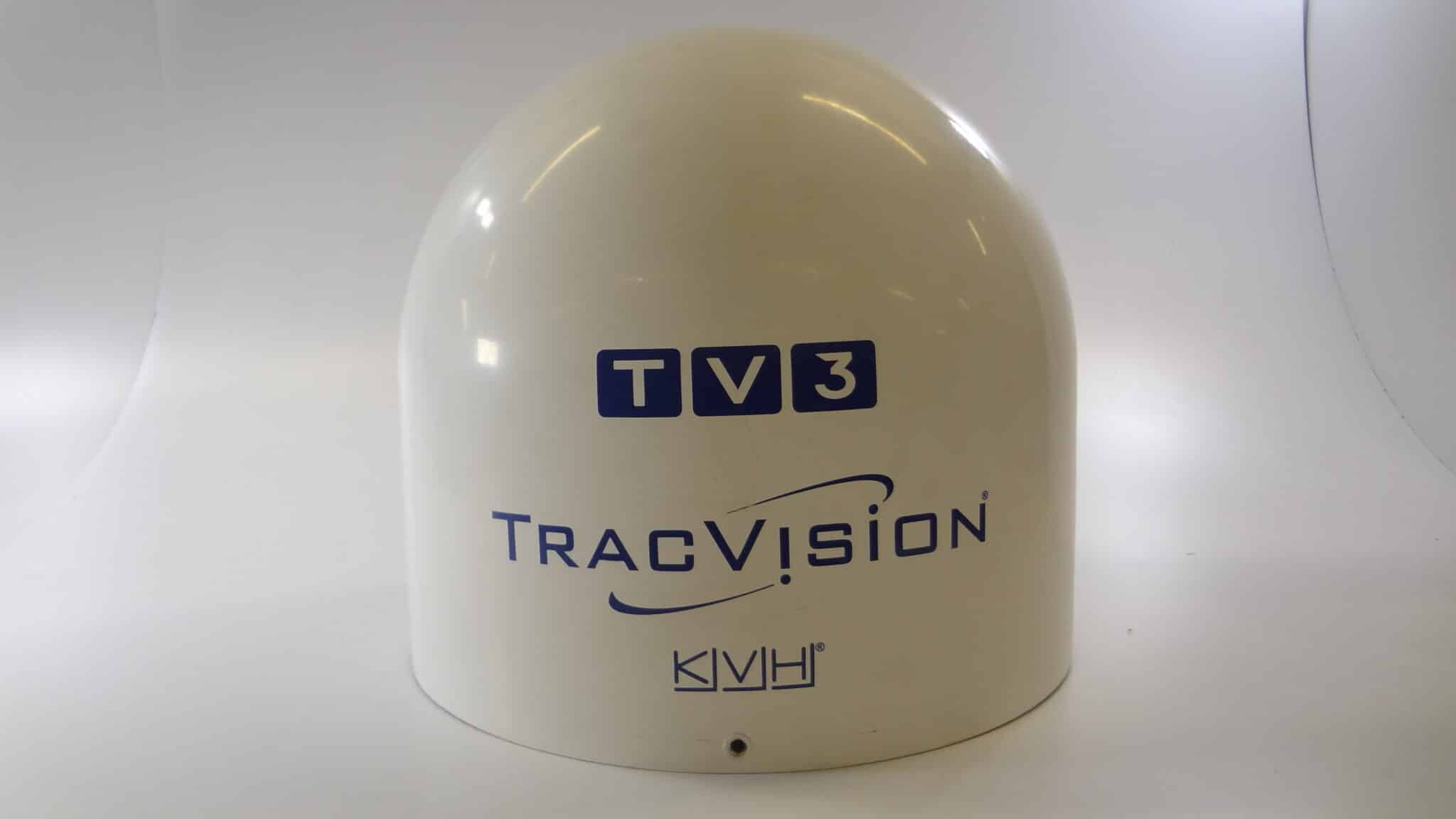 KVH 15" TV3 Empty Dummy Dome For Tracphone VSAT Marine Satellite Good ...