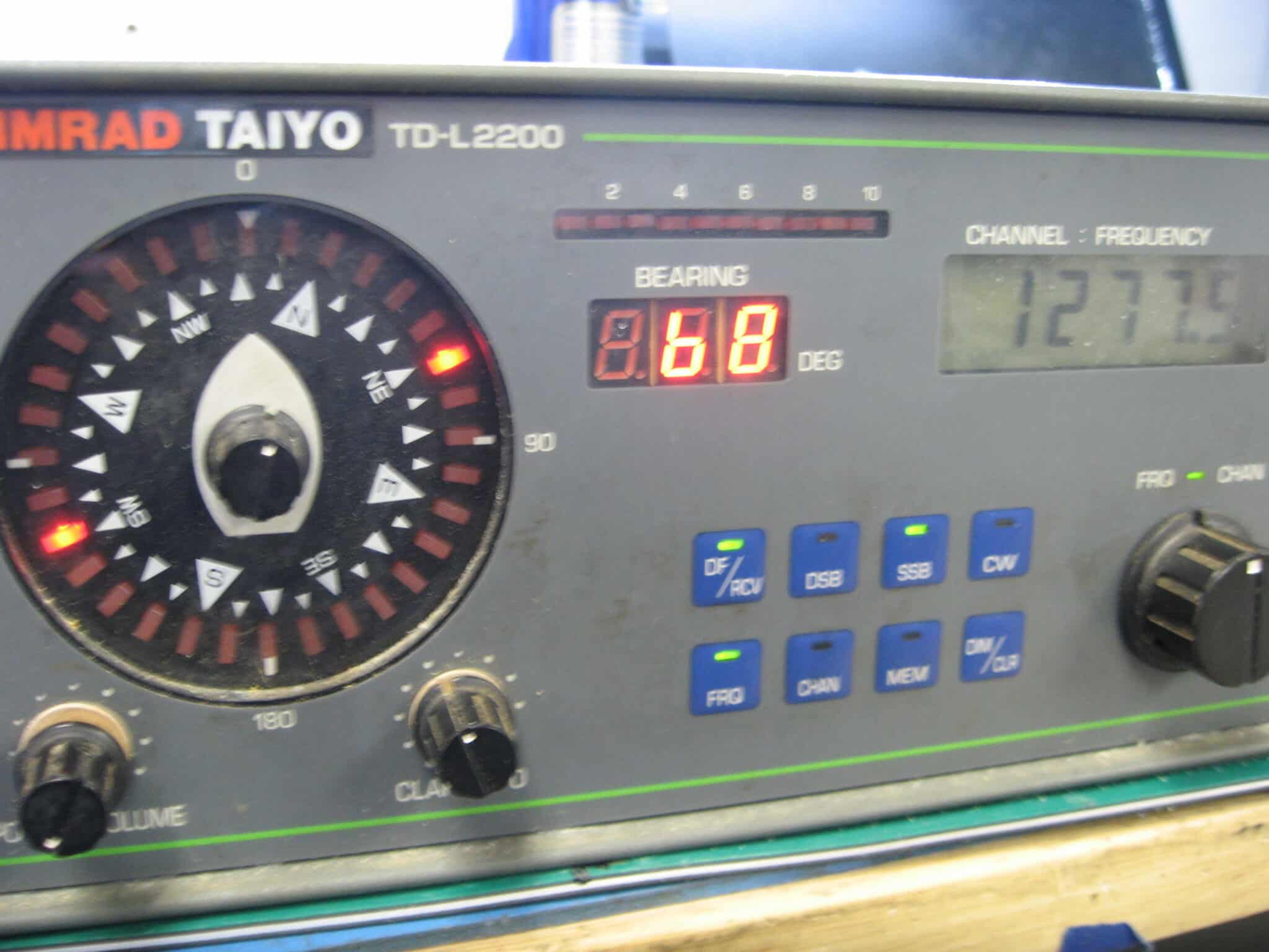 Simrad Taiyo ADF Automatic Direction Finder TD-L2200 Head Only Power On ...