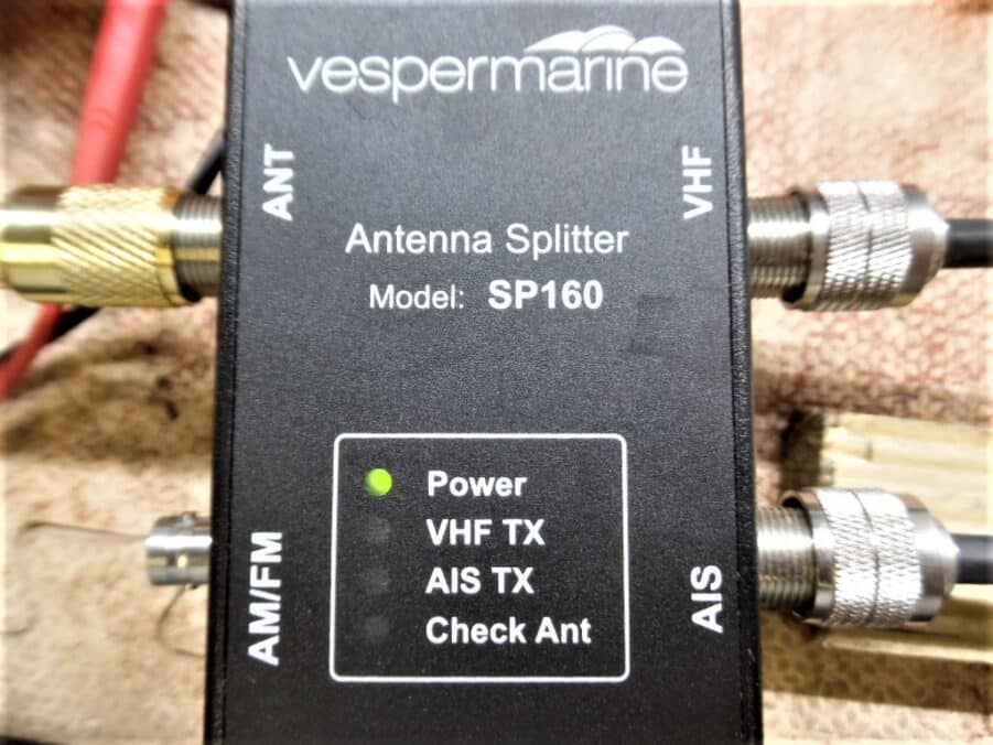 Vespermarine - SP160 - AIS/VHF/AM/FM Antenna Splitter - W/ Cables ...