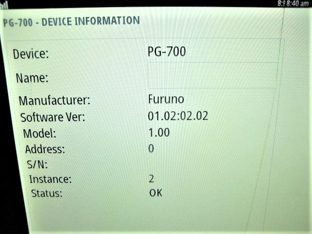 Furuno/Fluxgate Magnetic Sensor/PG-700/Tested - Great Cond./90-Day ...