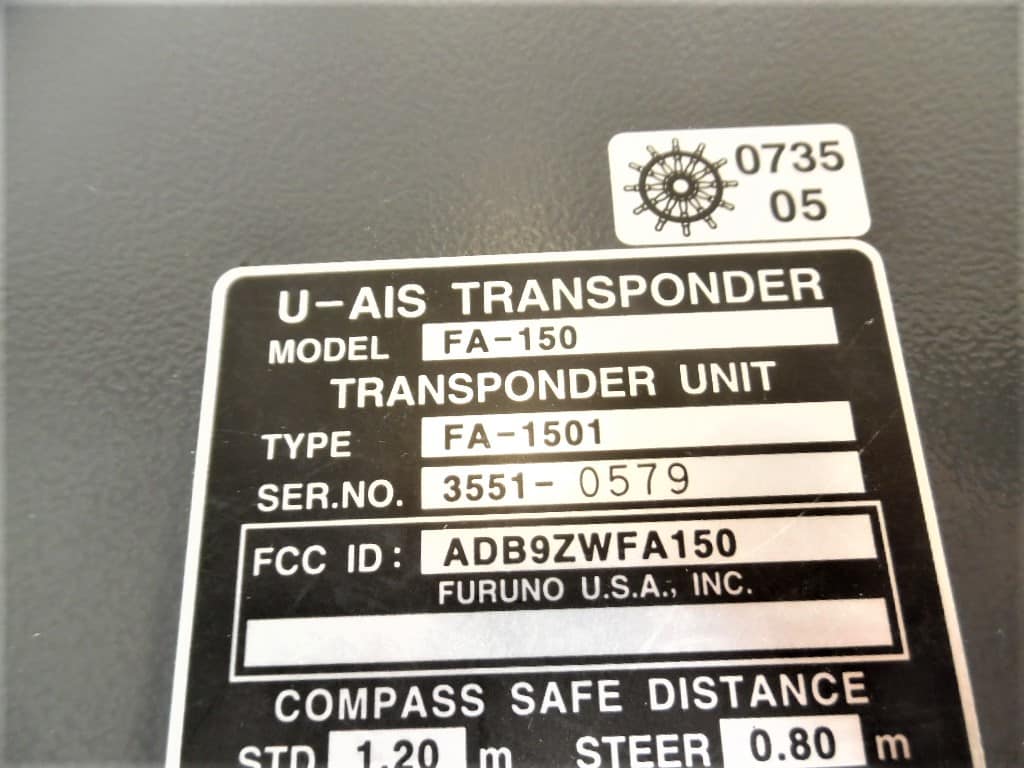 Furuno - FA-150 Class A AIS IMO Approved FA1501 FA1502 GPA-017 - Fully ...