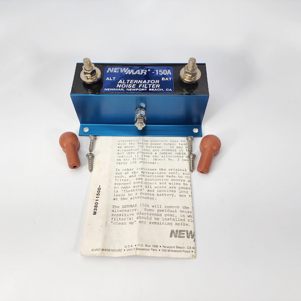 Newmar 150-A Alternator Line Noise Filter 150 Amp - New Old Stock -Free ...
