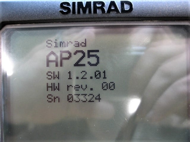 Simrad/AP25/22087811/Autopilot Control Head/MME Refurb/90 Day Warranty ...