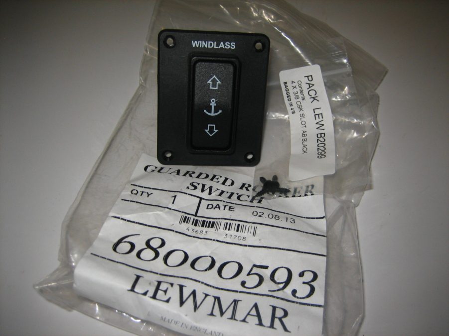 Lewmar Guarded Rocker Switch for Windlass - NEW - 68000593 - Max Marine ...