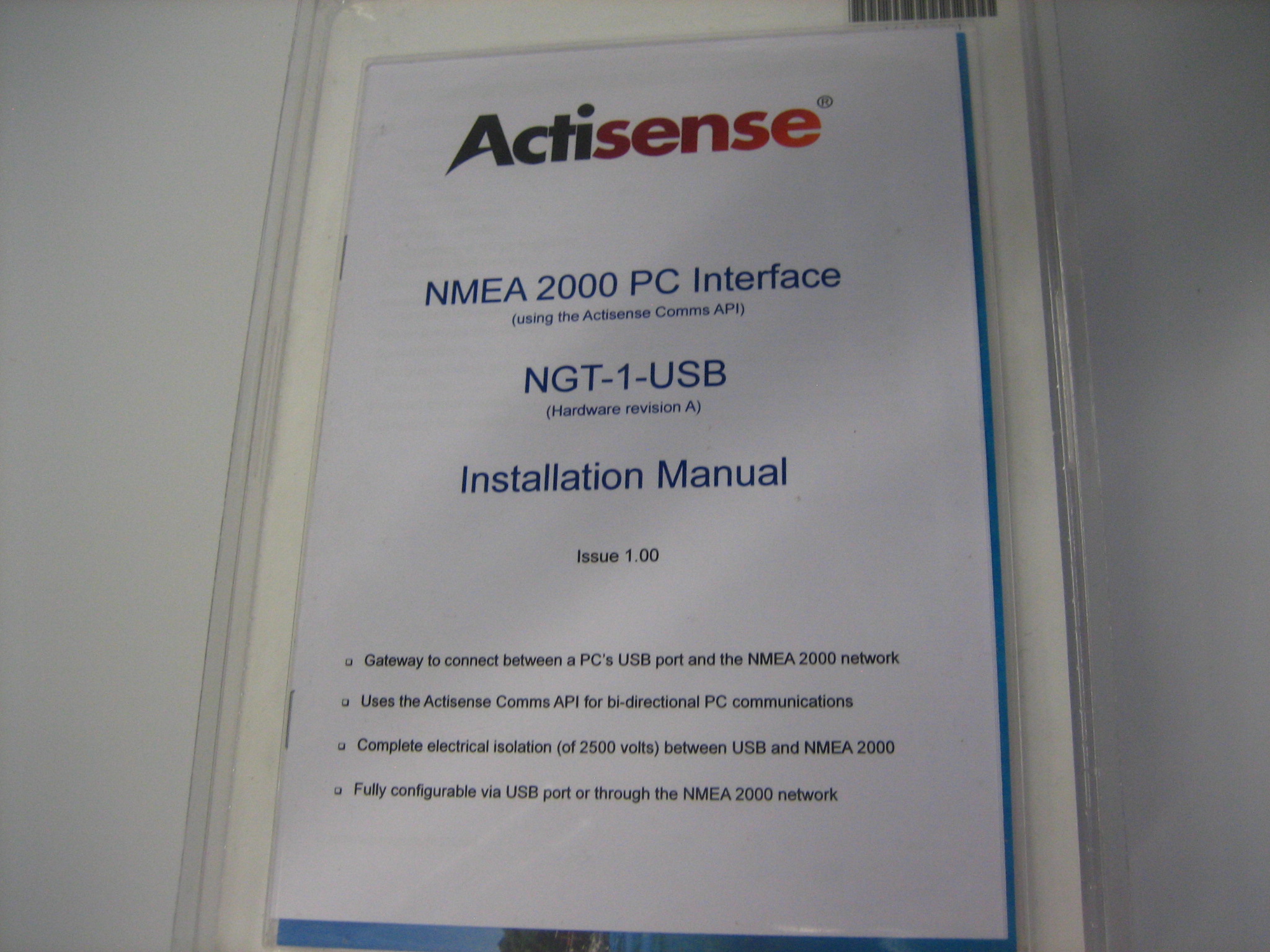 Actisense NGT-1-USB NMEA 2000 to USB Gateway PC Interface *NEW* Open ...
