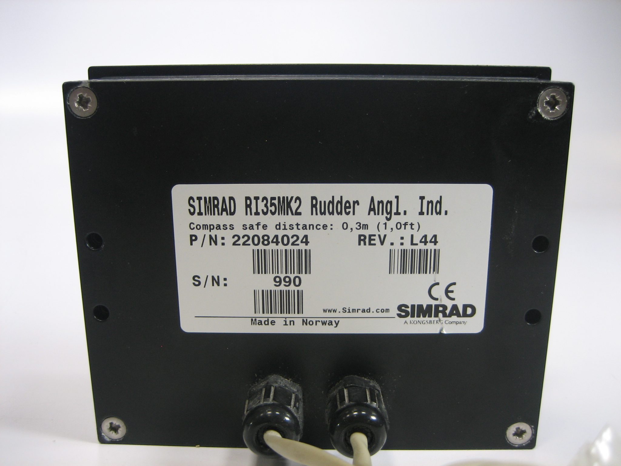 Simrad Robertson - Rudder Indicator RI35 MK2 - 22085146-Tested/90 Day ...