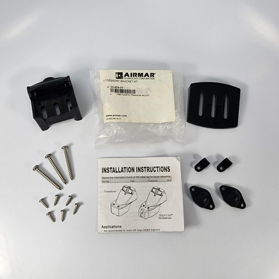 Airmar 33-479-01 / P66 Plastic Transom Mount Transducer Accessory ...