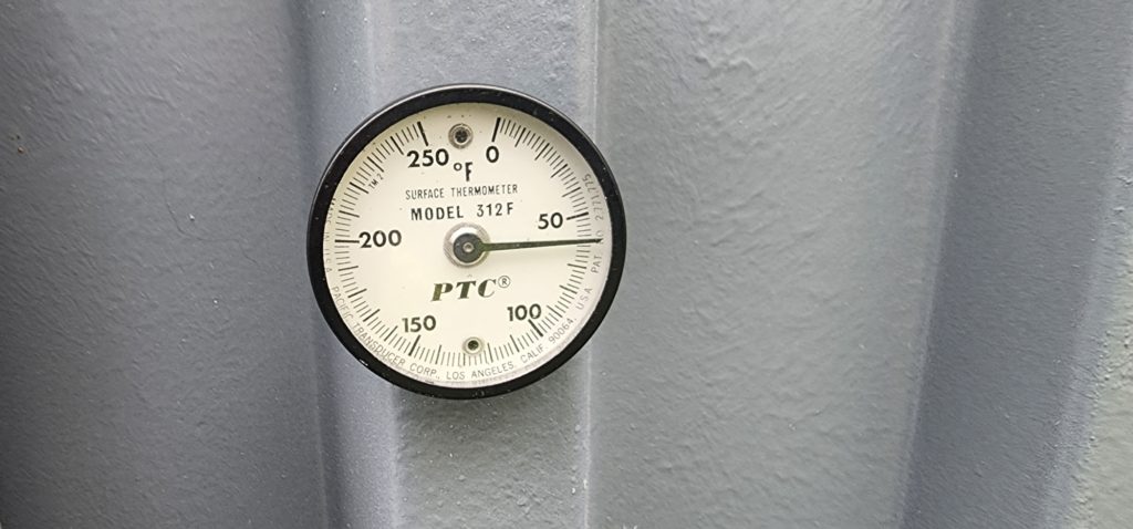PTC Instruments Magnetic Surface Thermometer 0°F to 250°F - Model 312F ...