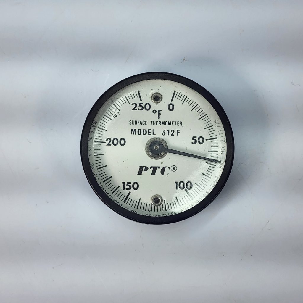 PTC Instruments Magnetic Surface Thermometer 0°F to 250°F - Model 312F ...