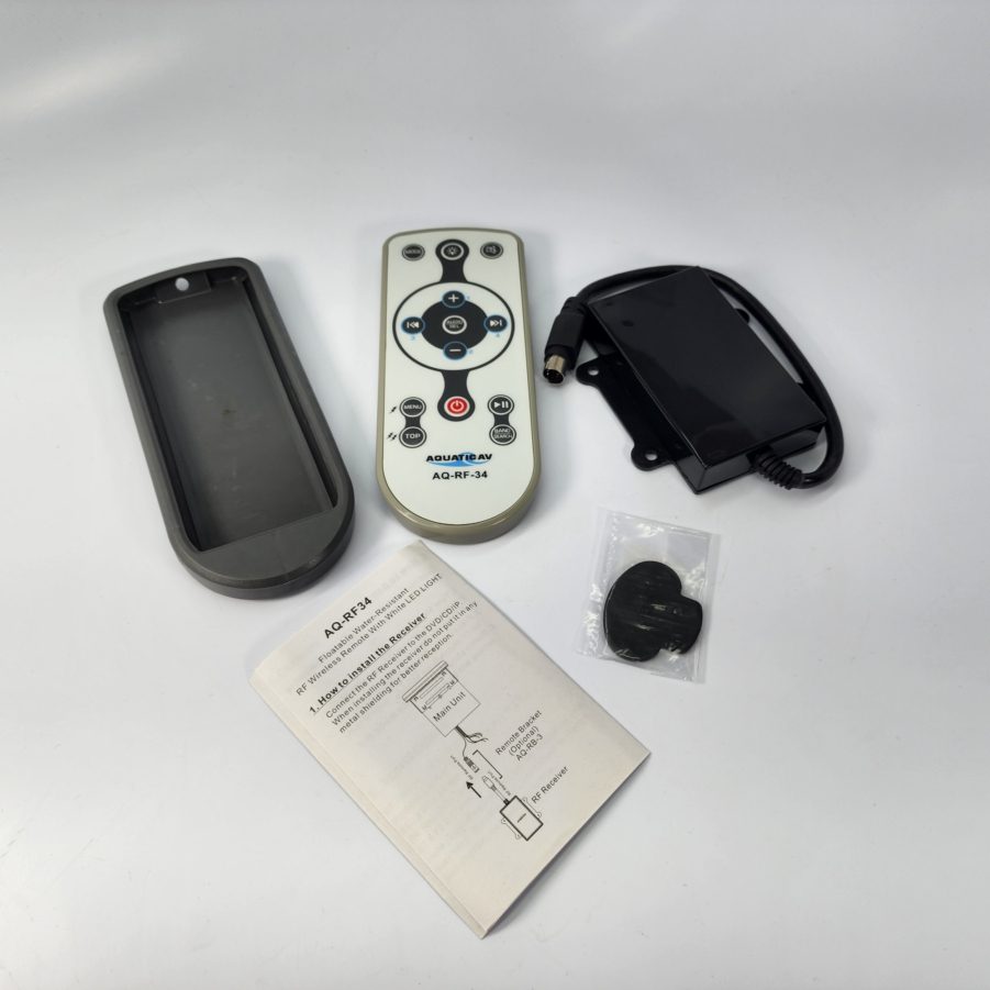Aquatic AV AQ-RF-34 Floatable Marine RF Remote with RF Receiver - New ...