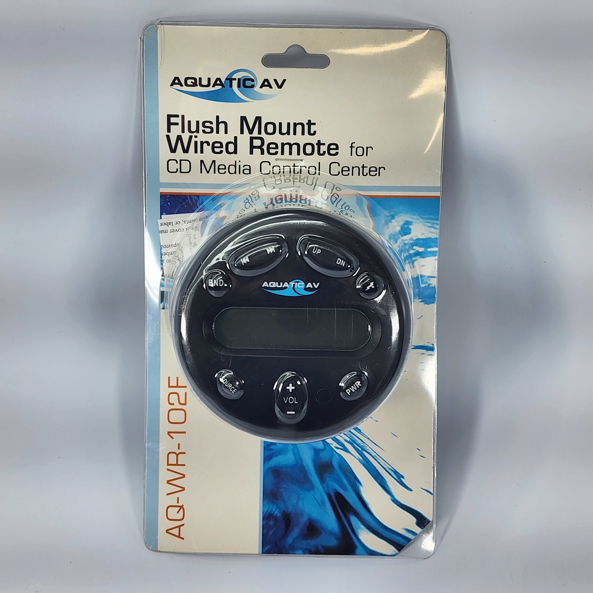 Aquatic AV AQ-WR-102F Marine Flush Mount Remote for AQ-CD-1 - New Old ...