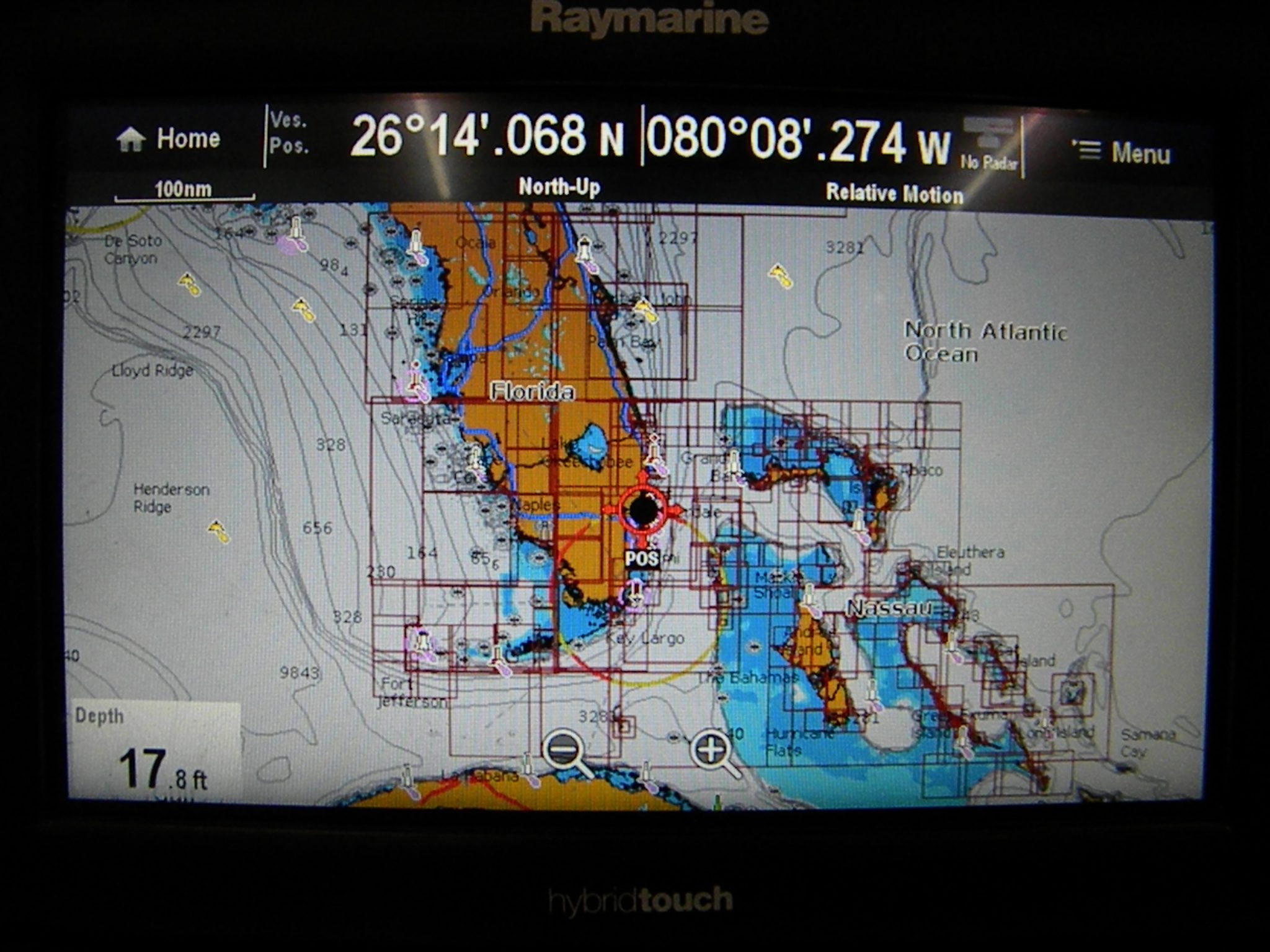 Raymarine e97 HybridTouch MFD Display - E70022 - TESTED - 90 Day ...