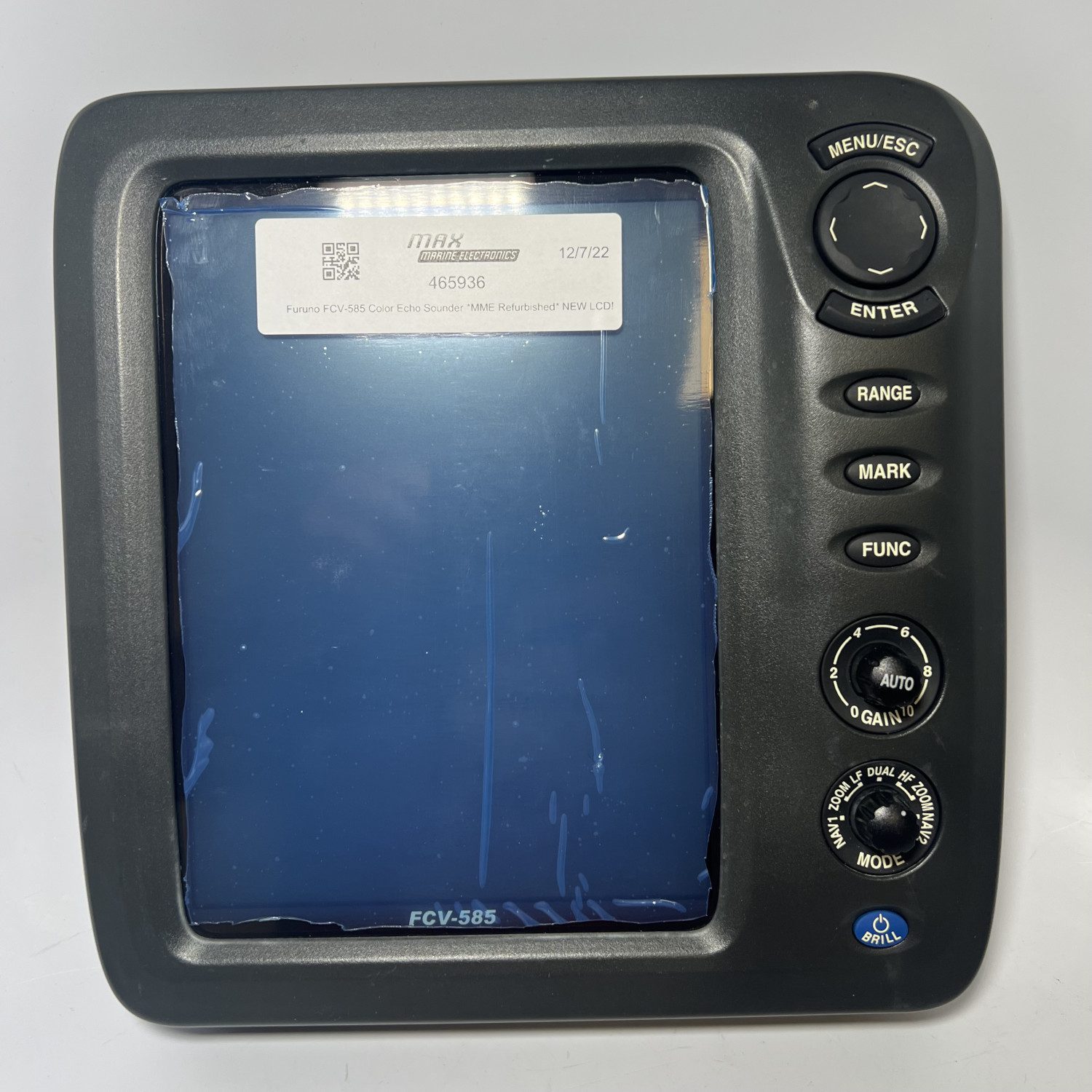 Furuno FCV-585 Color Echo Sounder *MME Refurbished* NEW LCD! - Max Marine Electronics