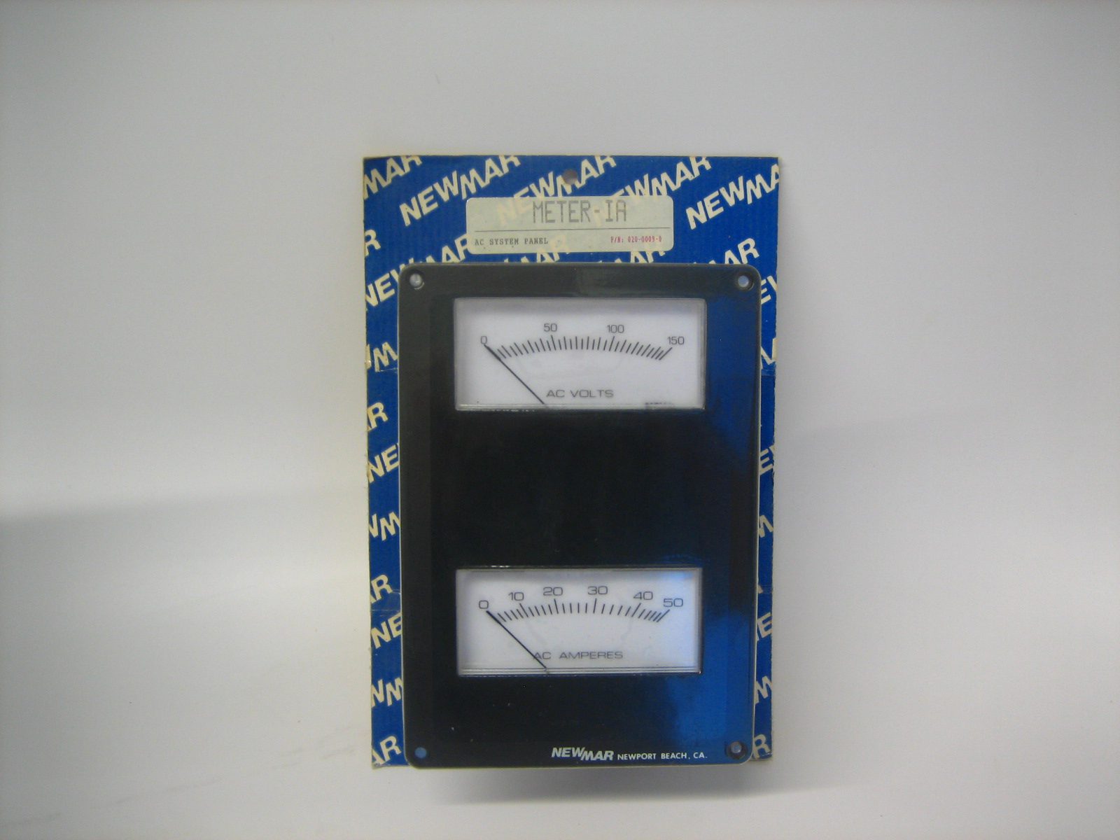 Newmar Meter-1A Marine Boat Electrical AC Volt Amp Meter 120VAC, 50a ...