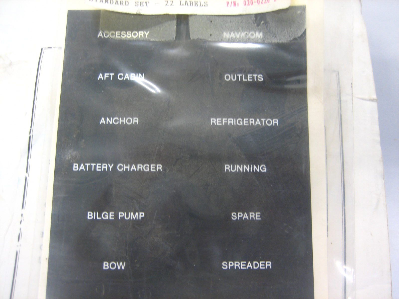 Newmar AC-1 Marine Boat Electrical AC Master Breaker Panel w/ Labels ...