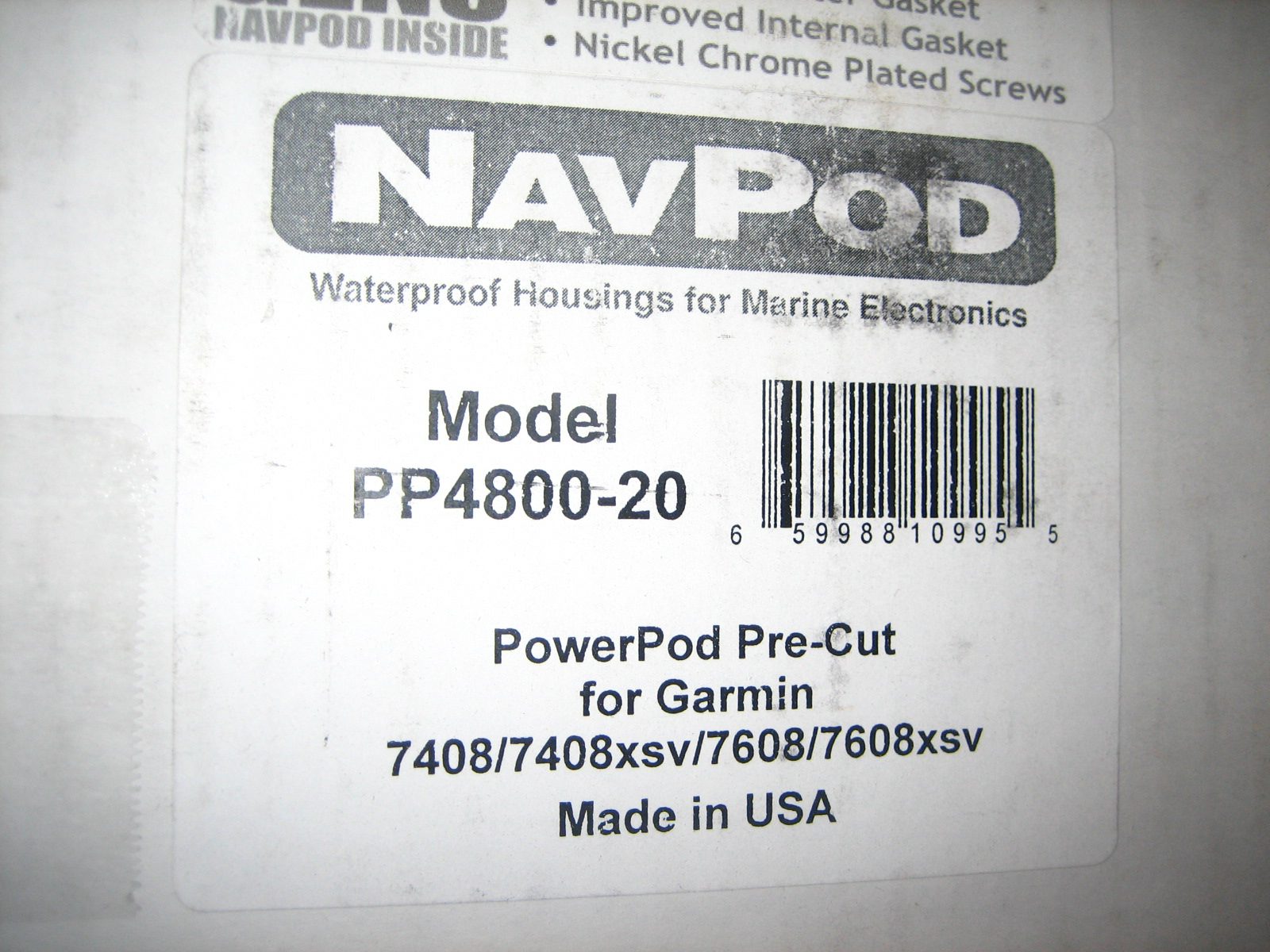 NavPod PP4800 PowerPod Instrument Housing *NEW BLEM* Garmin 7408 XSV ...