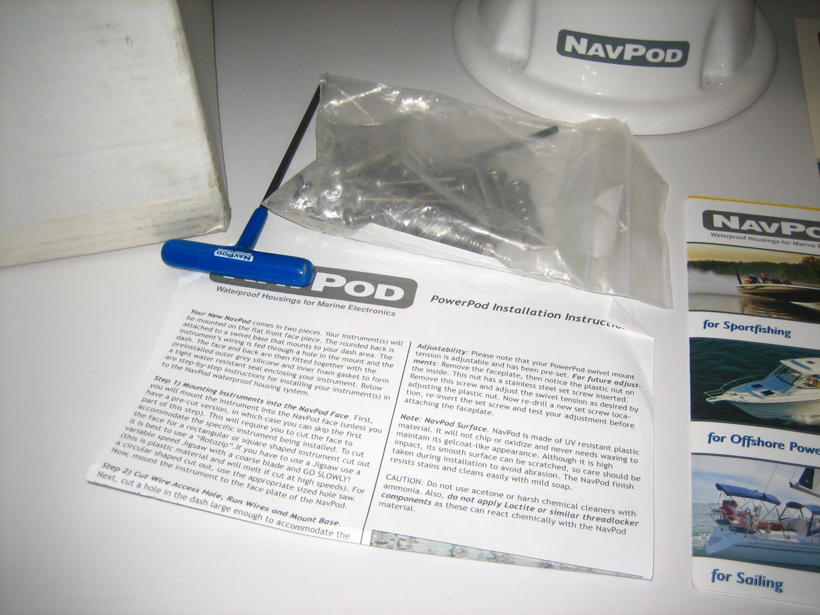 NavPod PP4800 PowerPod Instrument Housing *NEW BLEM* Garmin 7408 XSV ...