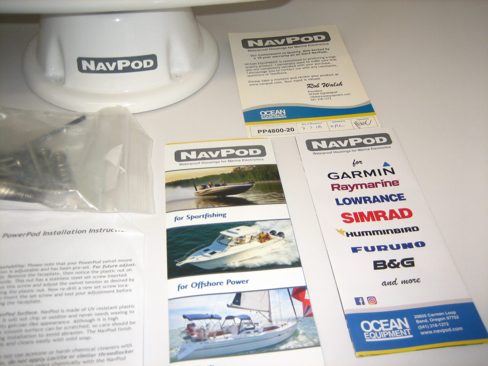 NavPod PP4800 PowerPod Instrument Housing *NEW BLEM* Garmin 7408 XSV 7608xsv etc - Max Marine ...