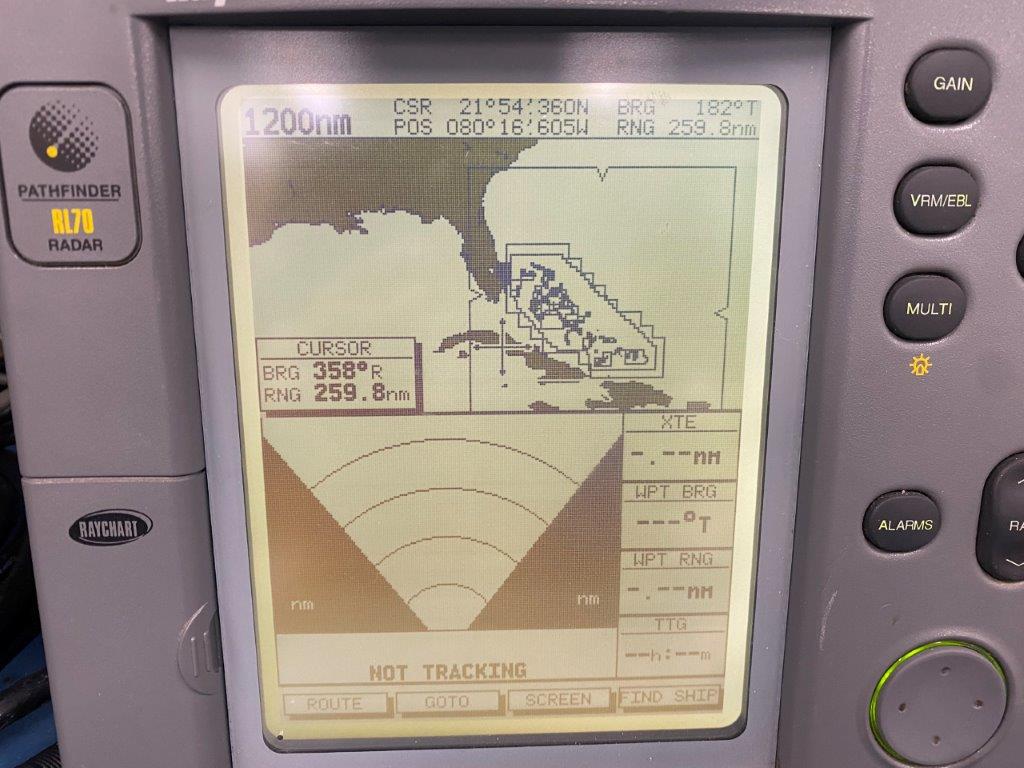 Raymarine 2KW 18" M92650-S Radome / RL70RC Display Complete System ...