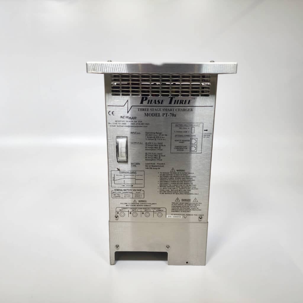 Newmar PT-70a Phase Three 3 Stage Smart Battery Charger - Used - Free ...