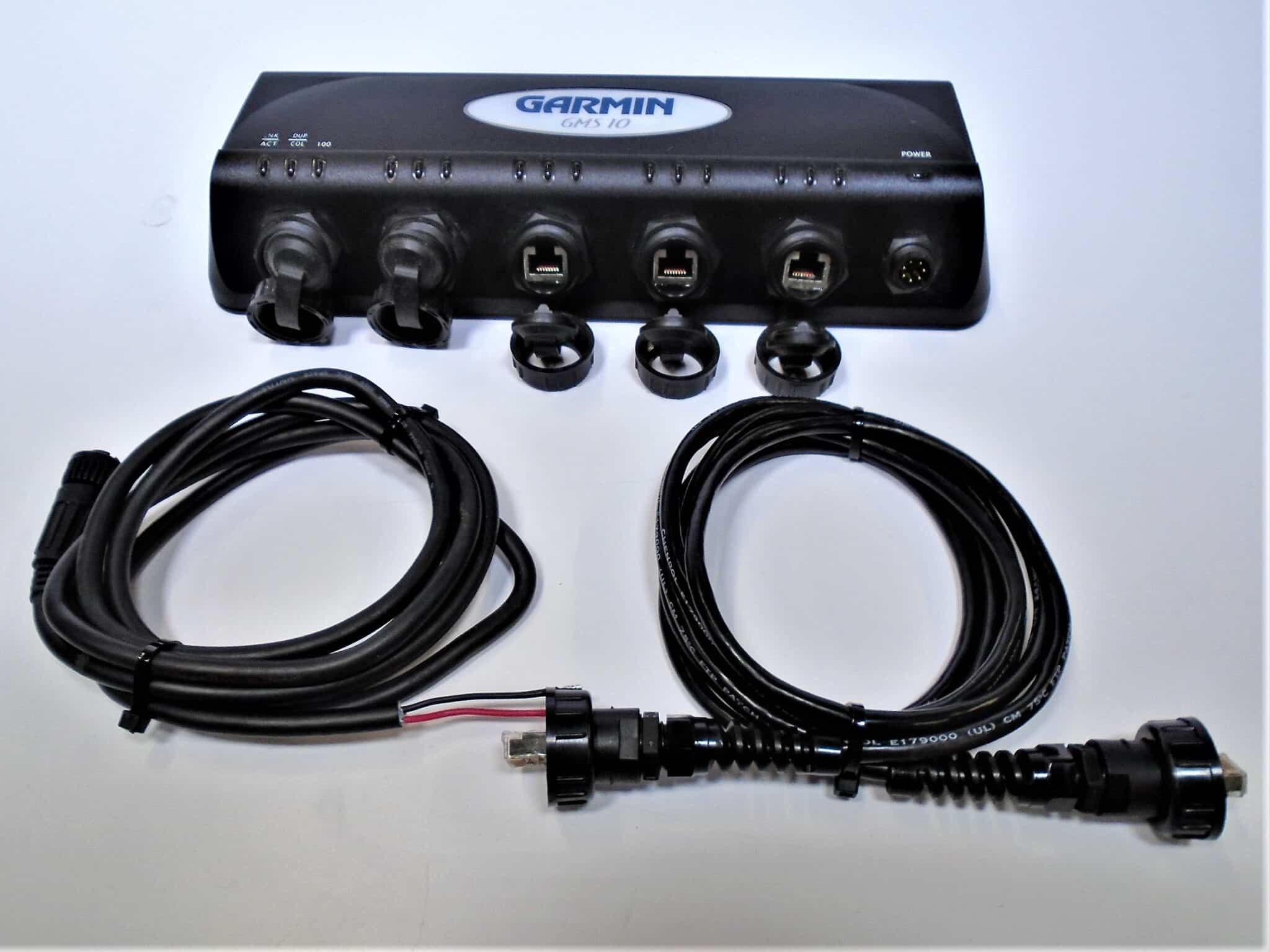 Garmin GMS10 Network Expander Tested w/Cables Good Cond 90 Day Warranty ...
