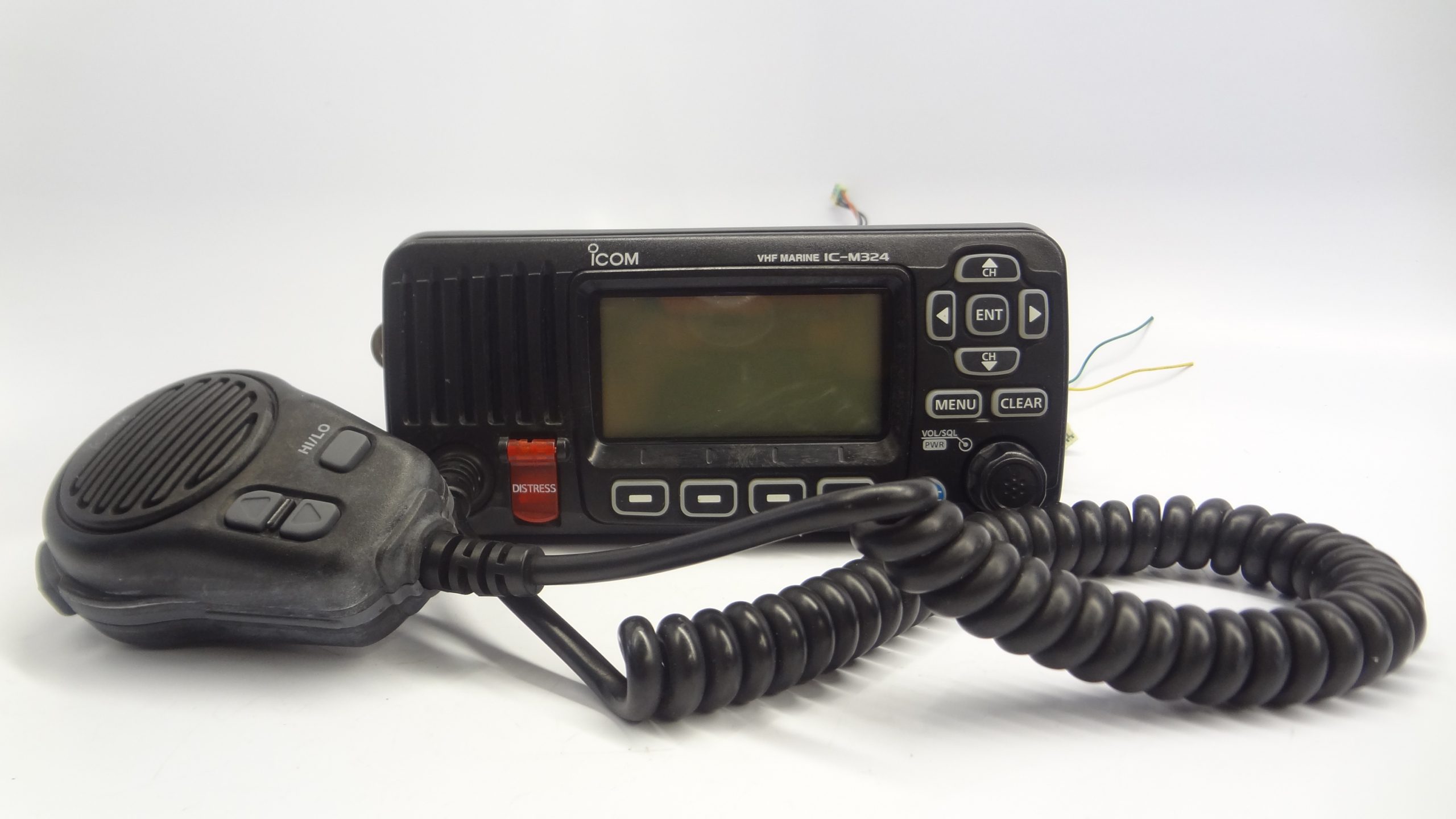 Icom IC-M324 Marine VHF Two-Way Radio Transceiver Unit with HM-200B ...