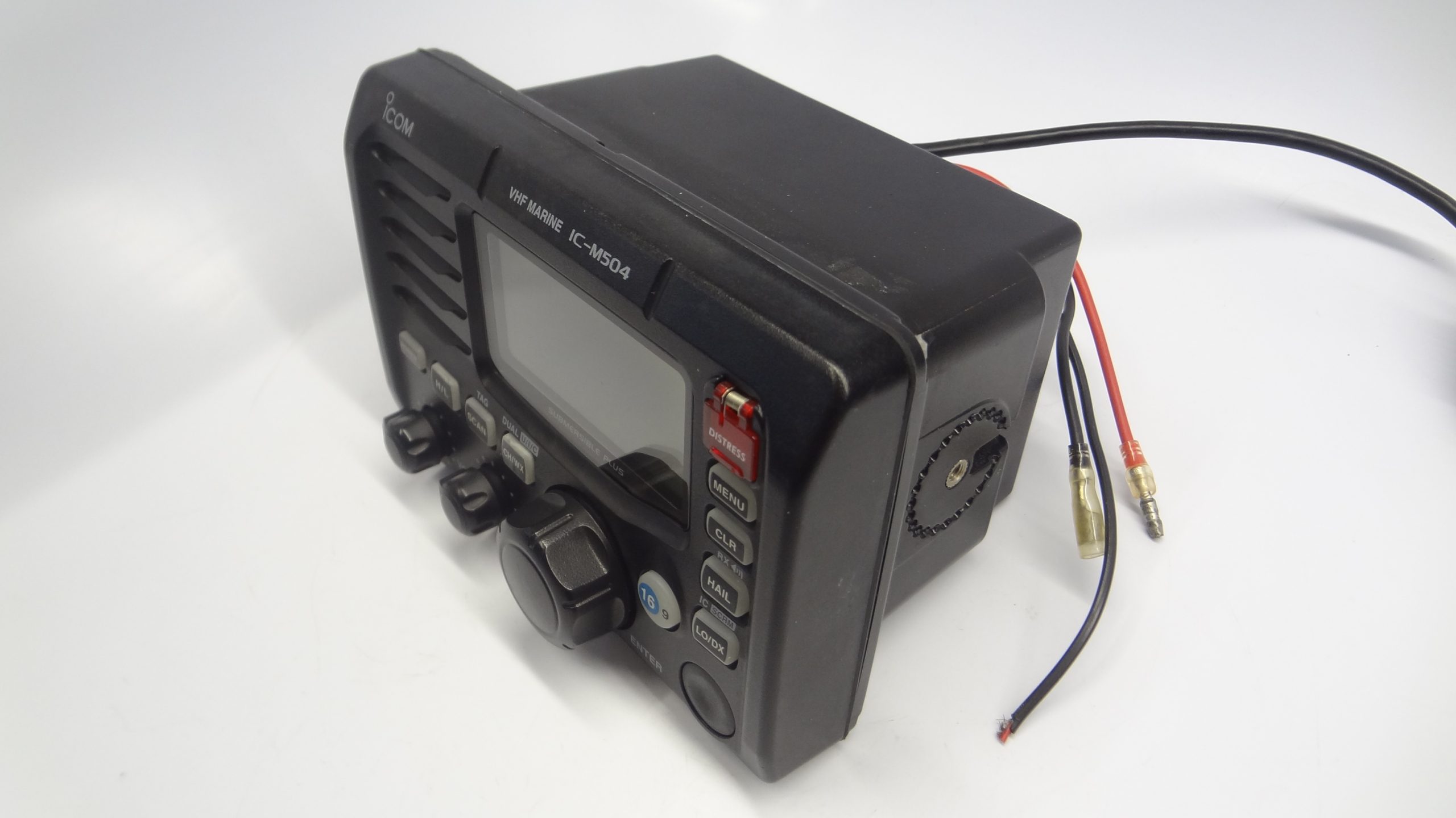 Icom IC-M504 Submersible Fixed Mount VHF Radio Transceiver Unit No NMEA ...