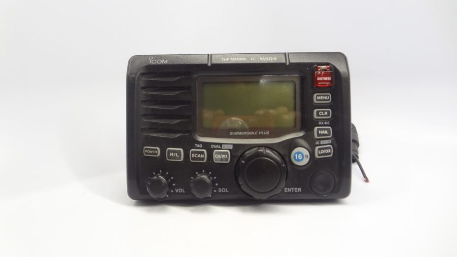 Icom IC-M504 Submersible Fixed Mount VHF Radio Transceiver Unit No NMEA ...