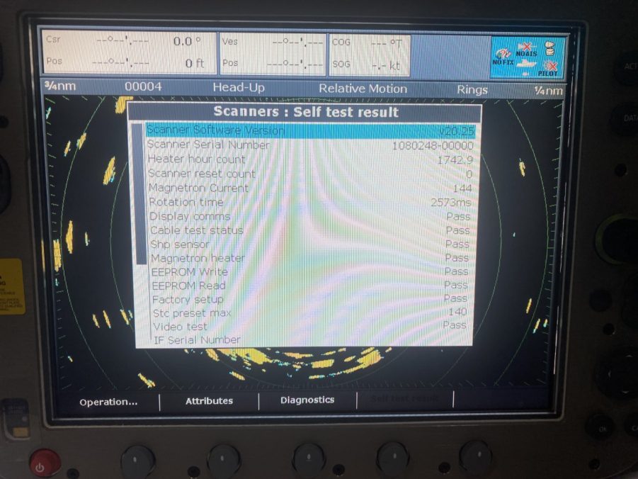 Raymarine RD424 4KW 24'' Analog Radar Core E52067 Tested! - Max Marine ...
