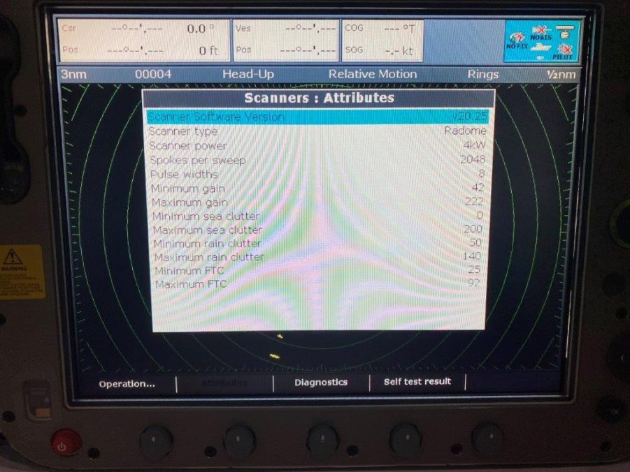 Raymarine RD424 4KW 24'' Analog Radar Core E52067 *LOW HOURS* Tested ...