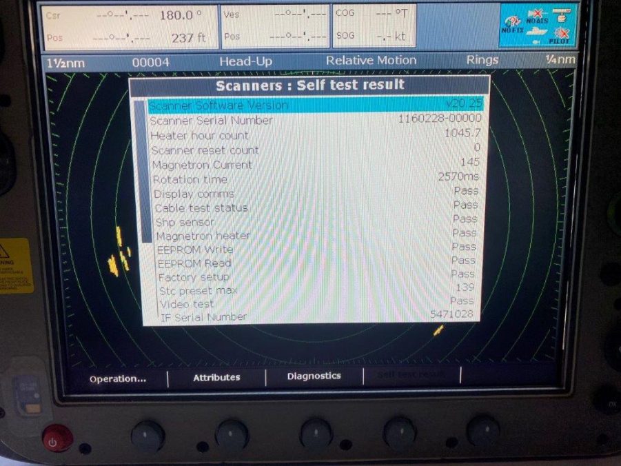 Raymarine RD424 4KW 24'' Analog Radar Core E52067 Tested! - Max Marine ...