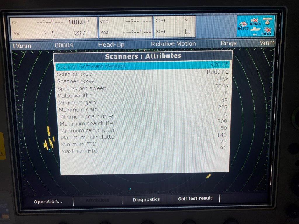 Raymarine RD424 4KW 24'' Analog Radar Core E52067 Tested! - Max Marine ...
