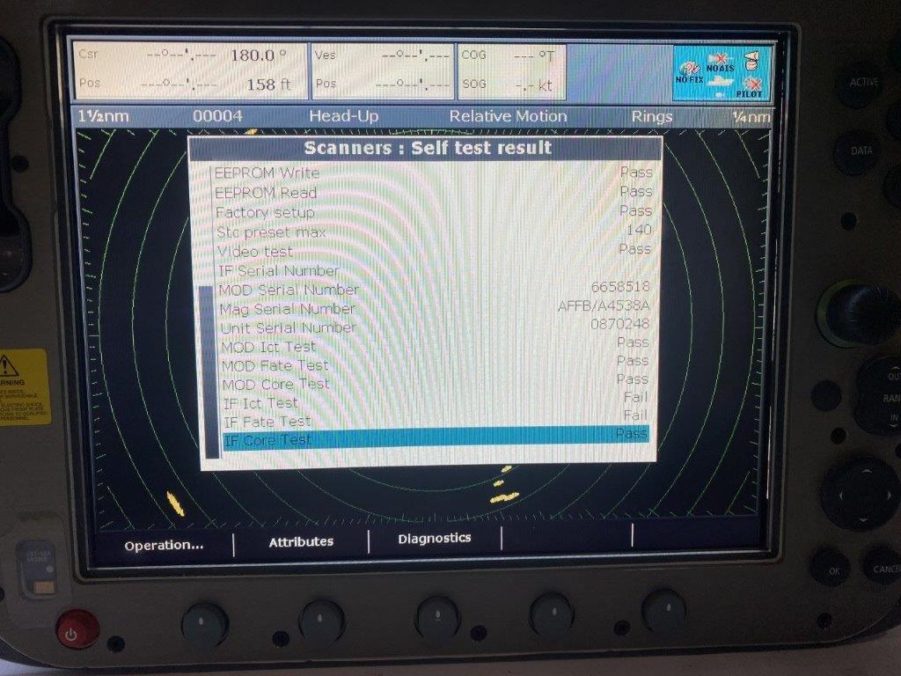 Raymarine RD424 4KW 24'' Analog Radar Core E52067 Tested! - Max Marine ...