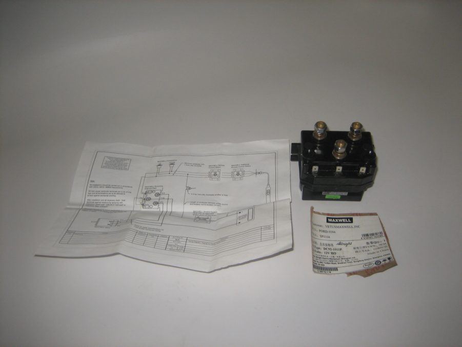 Maxwell Vetus Solenoid DC92-1011P - 12V for RC8-8 RC10 RC12 1000-3500 ...