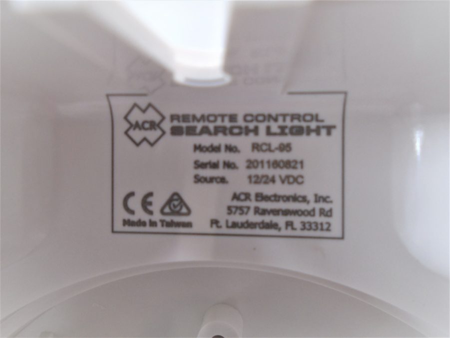 ACR RCL-95 LED REMOTE CONTROL MARINE 12-24V SEARCHLIGHT W/Wireless ...