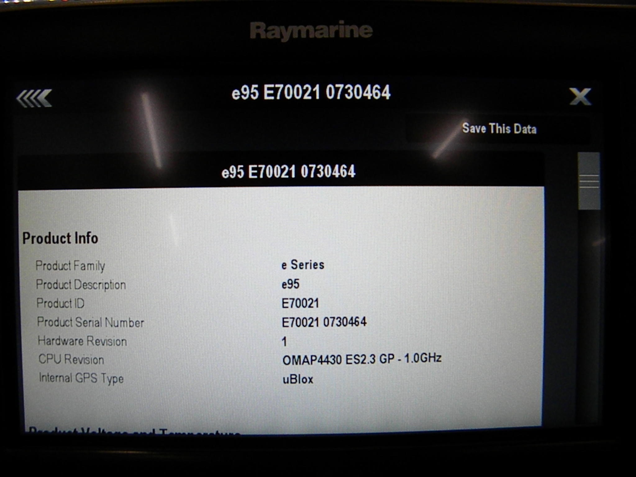Raymarine e95 HybridTouch MFD Display E70021 -Tested- 90 Day Warranty ...