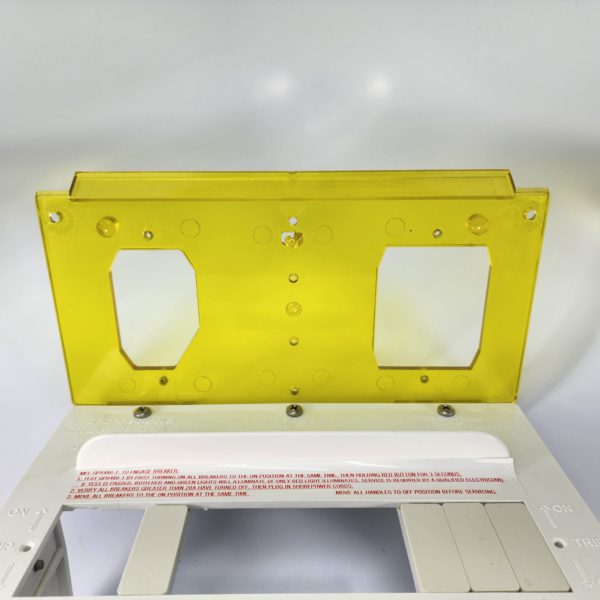 Acrylic and PVC Circuit Breaker/Outlet Panel Mount - Panel Mount Only ...