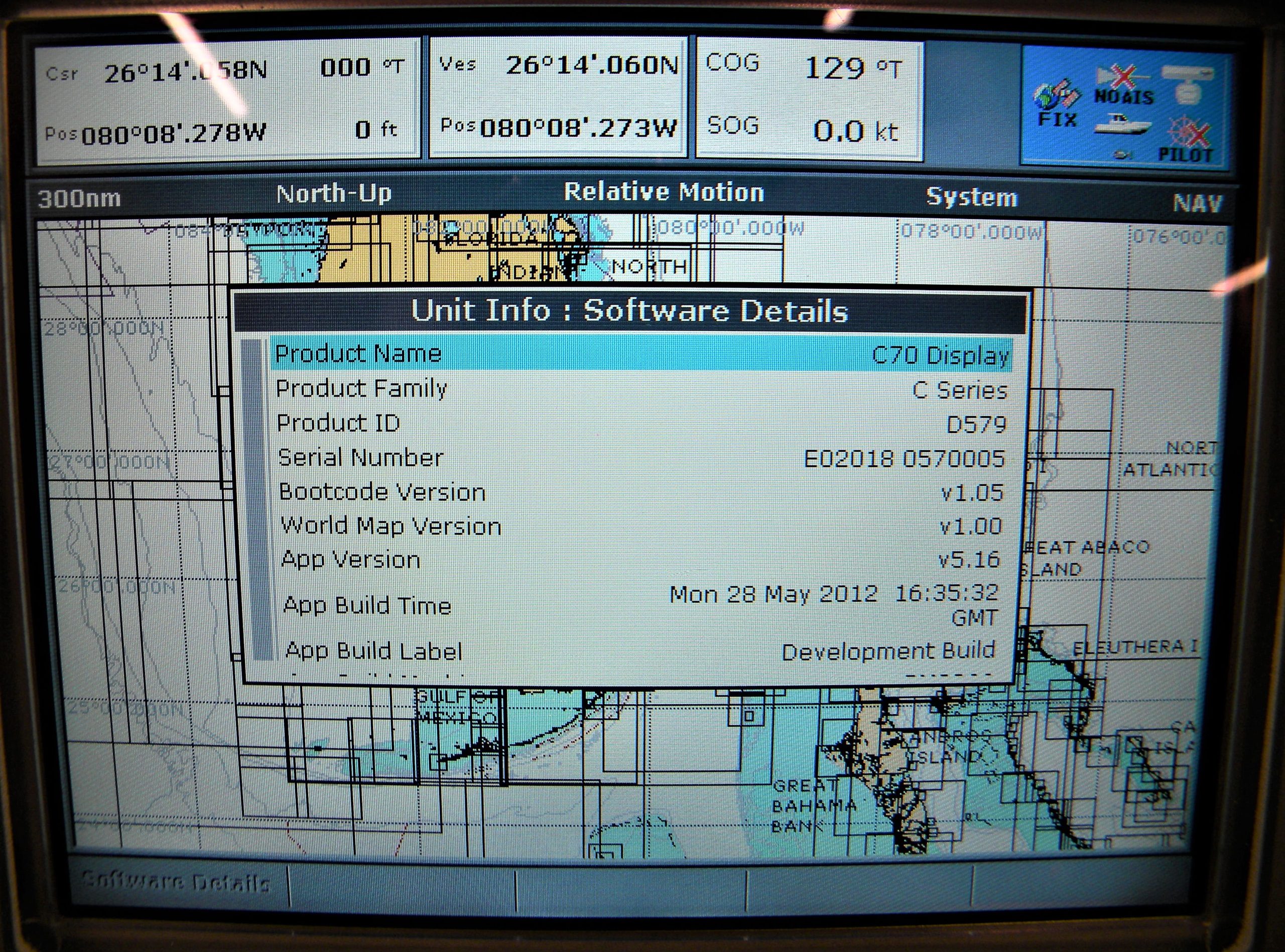 Raymarine C70 Classic Display + Bezel & Suncover - E02018 - TESTED ~ 90 ...
