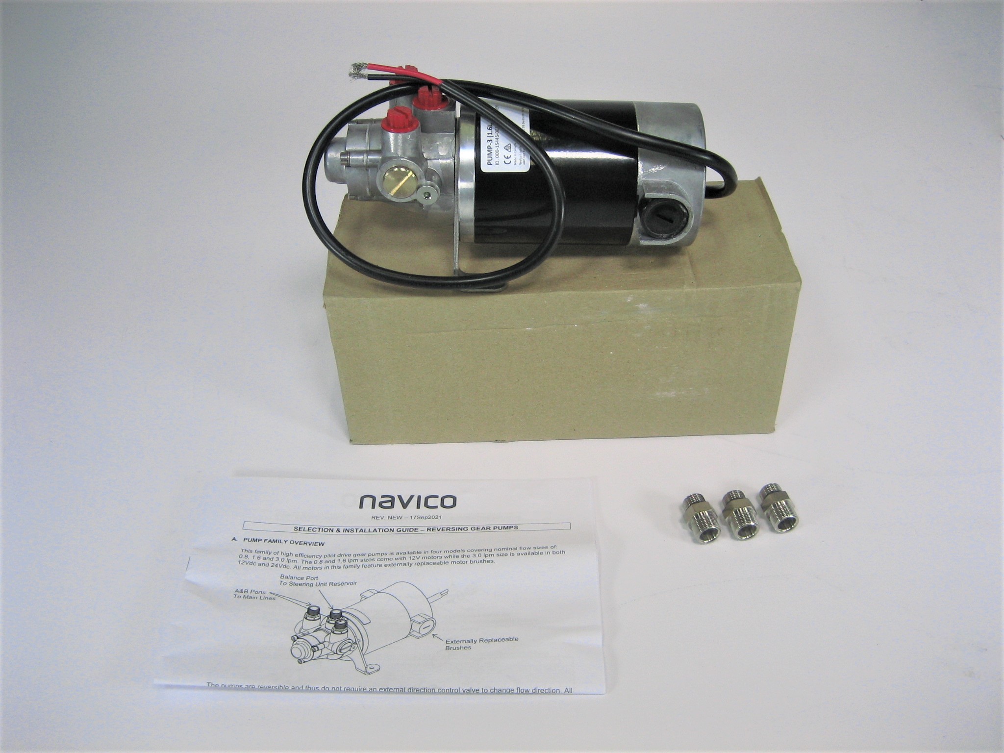 Navico/000-15445-002/PUMP3 Reversible Hydraulic Autopilot Pump-1.6L/New ...