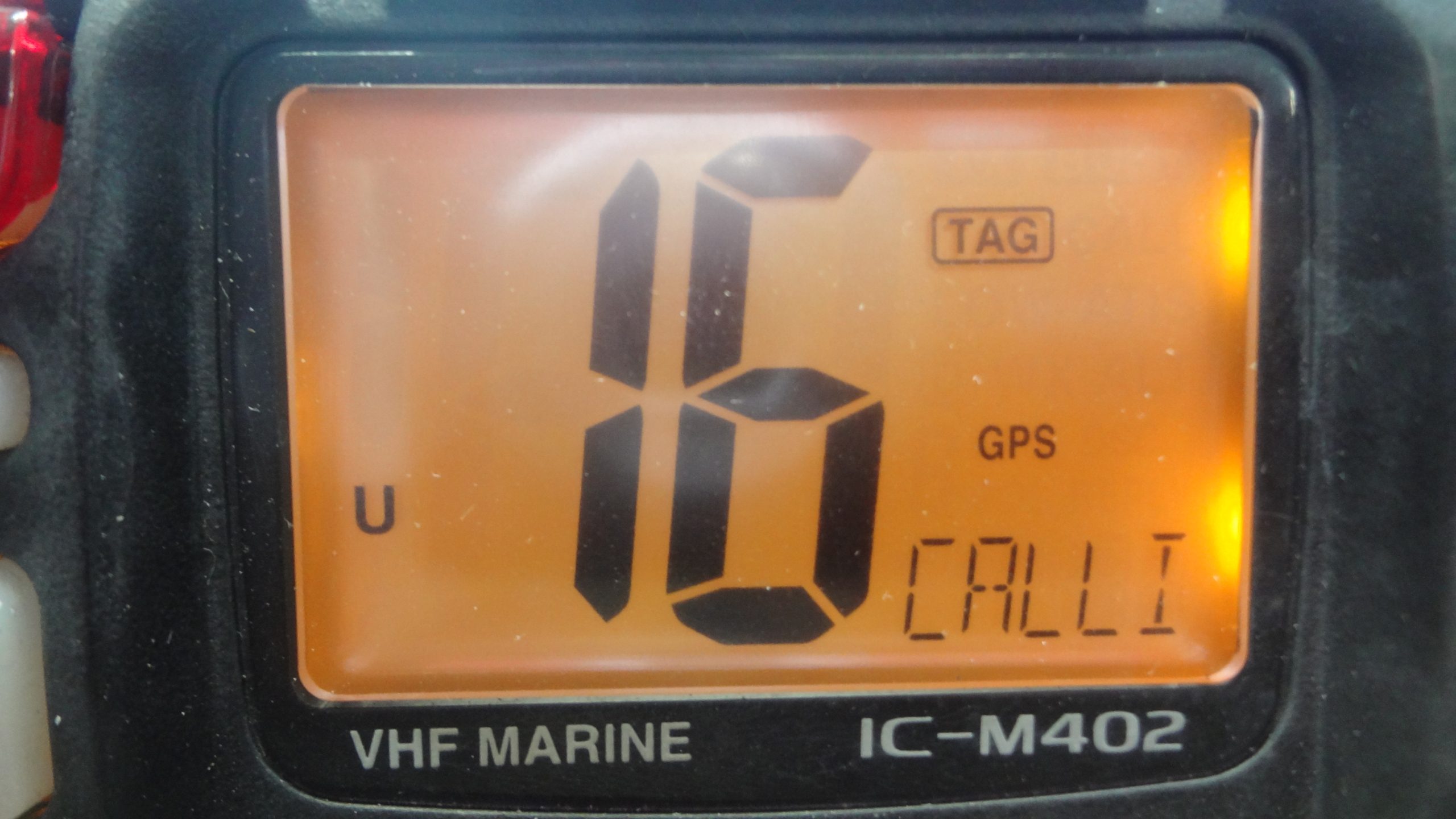 Icom IC-M402A Marine VHF Radio Transceiver Unit w/ HM-141B Hand ...