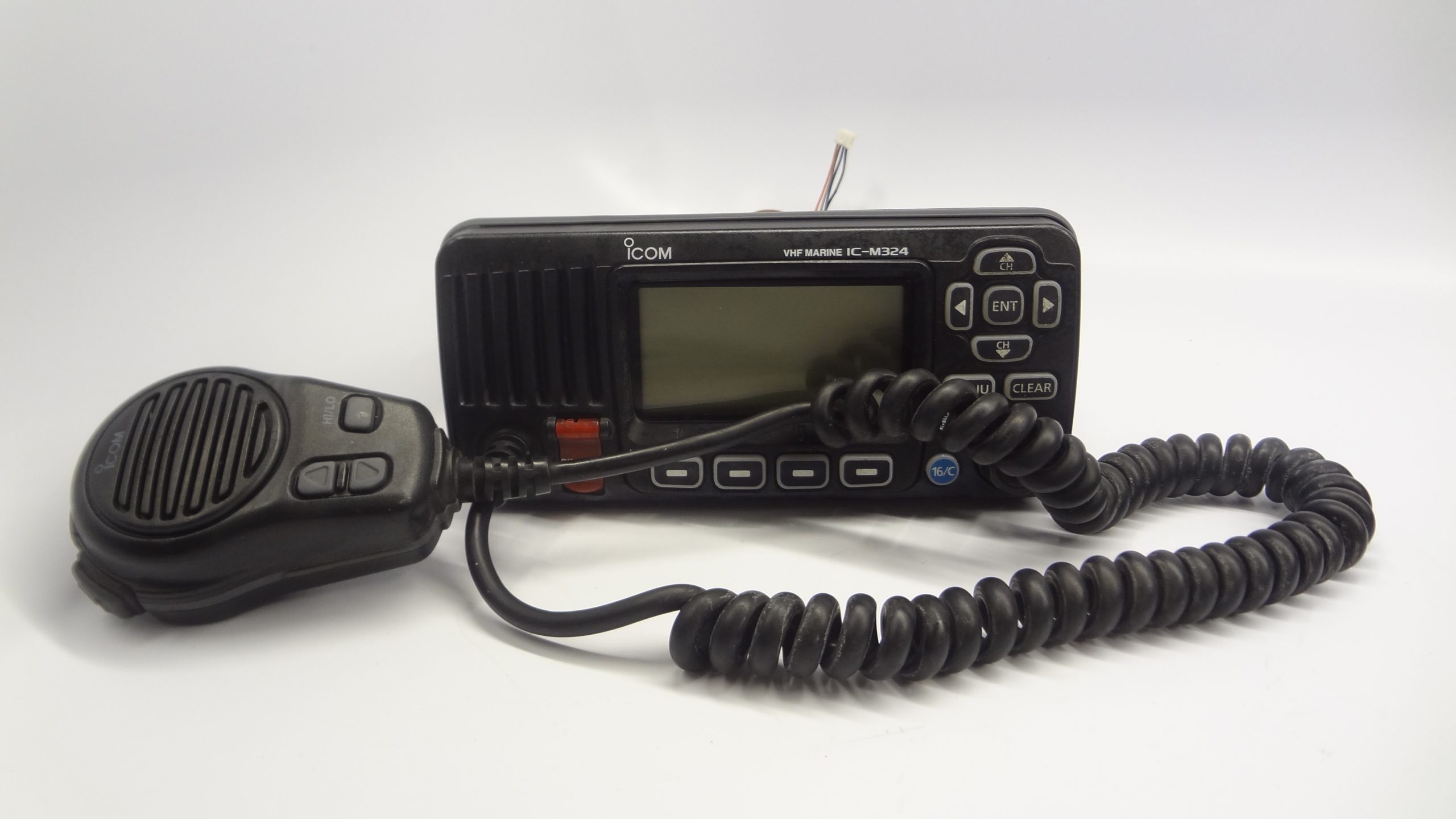Icom IC-M324 Marine VHF Two-Way Radio Transceiver Unit with HM-200B ...