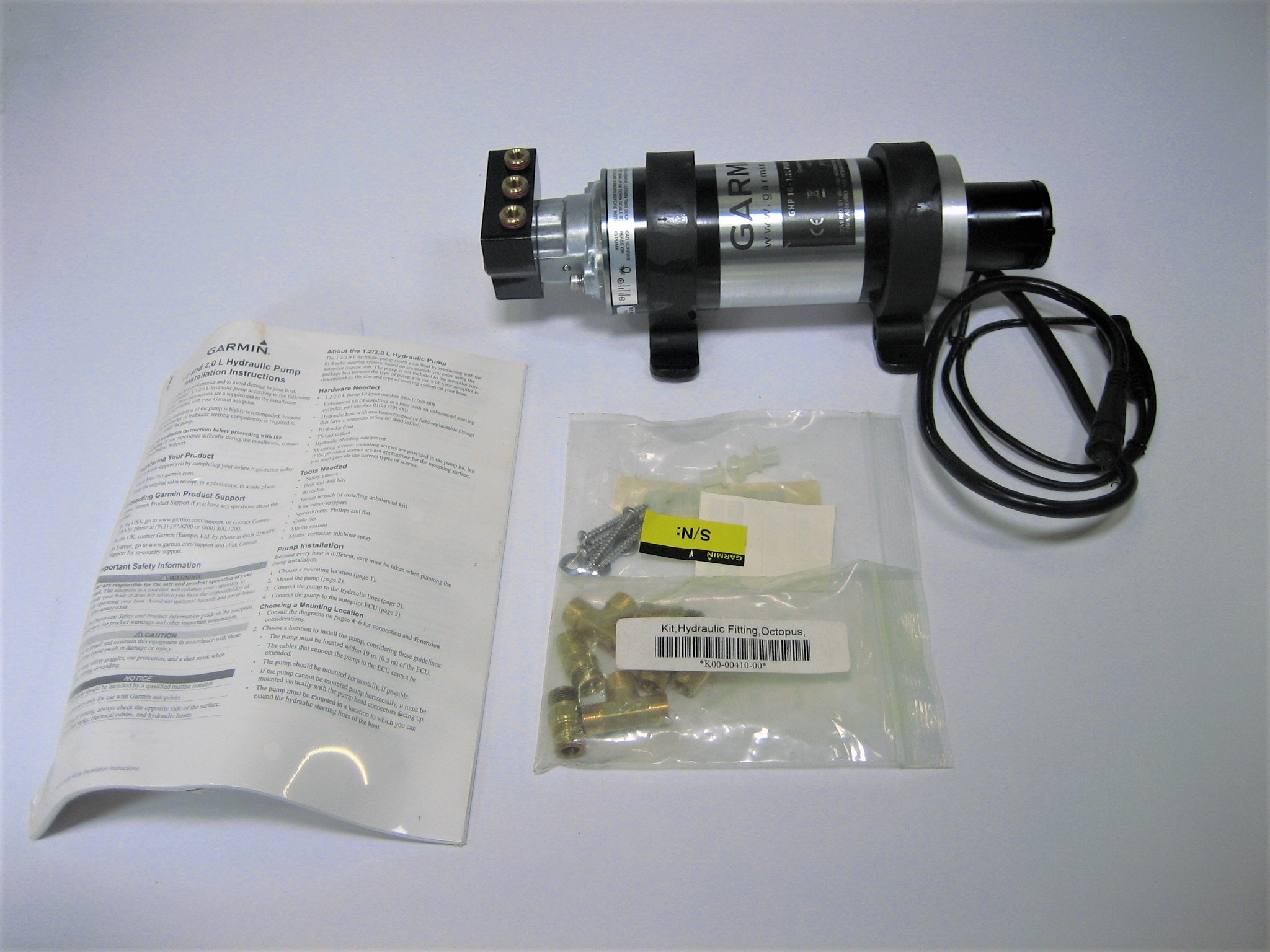 Garmin GHP 10 - 1.2L Autopilot Pump - New Open Box/010-11098-00/Free ...