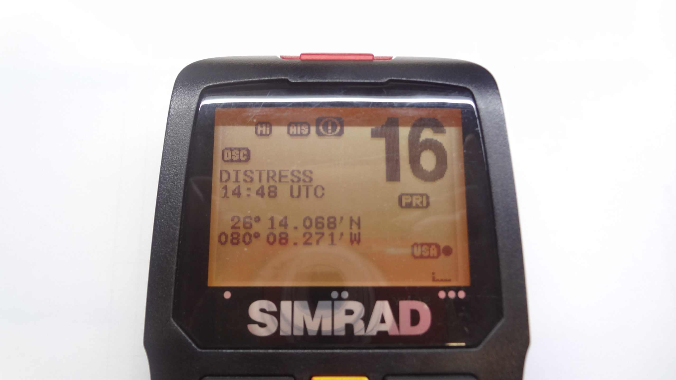 Simrad HS90 VHF Handset w/ Rebuilt Cable for Simrad RS90 VHF Radio ...