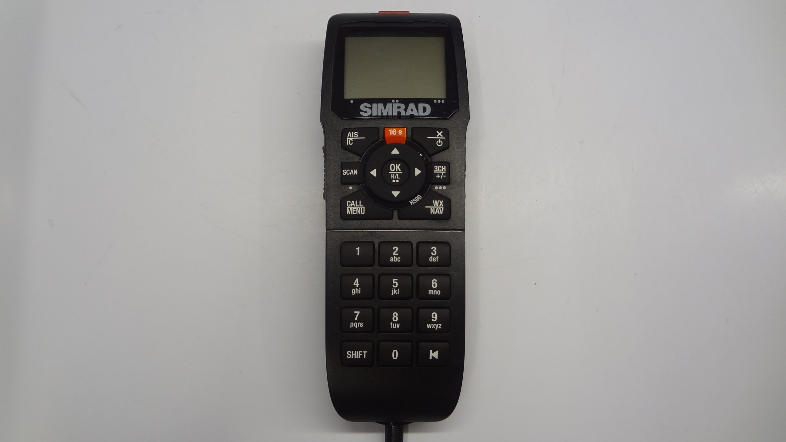 Simrad RS90 AIS VHF Radio Transceiver w/ rebuilt HS90 Hand Mic Cable ...