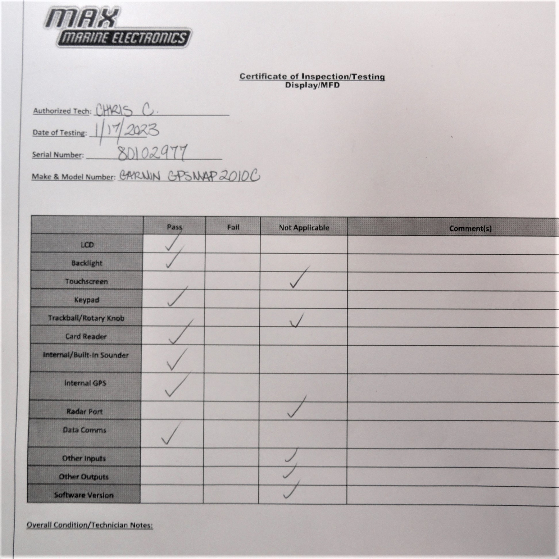 Garmin GPSMAP 2010C Multifunction Color Chartplotter *Tested* - Max ...