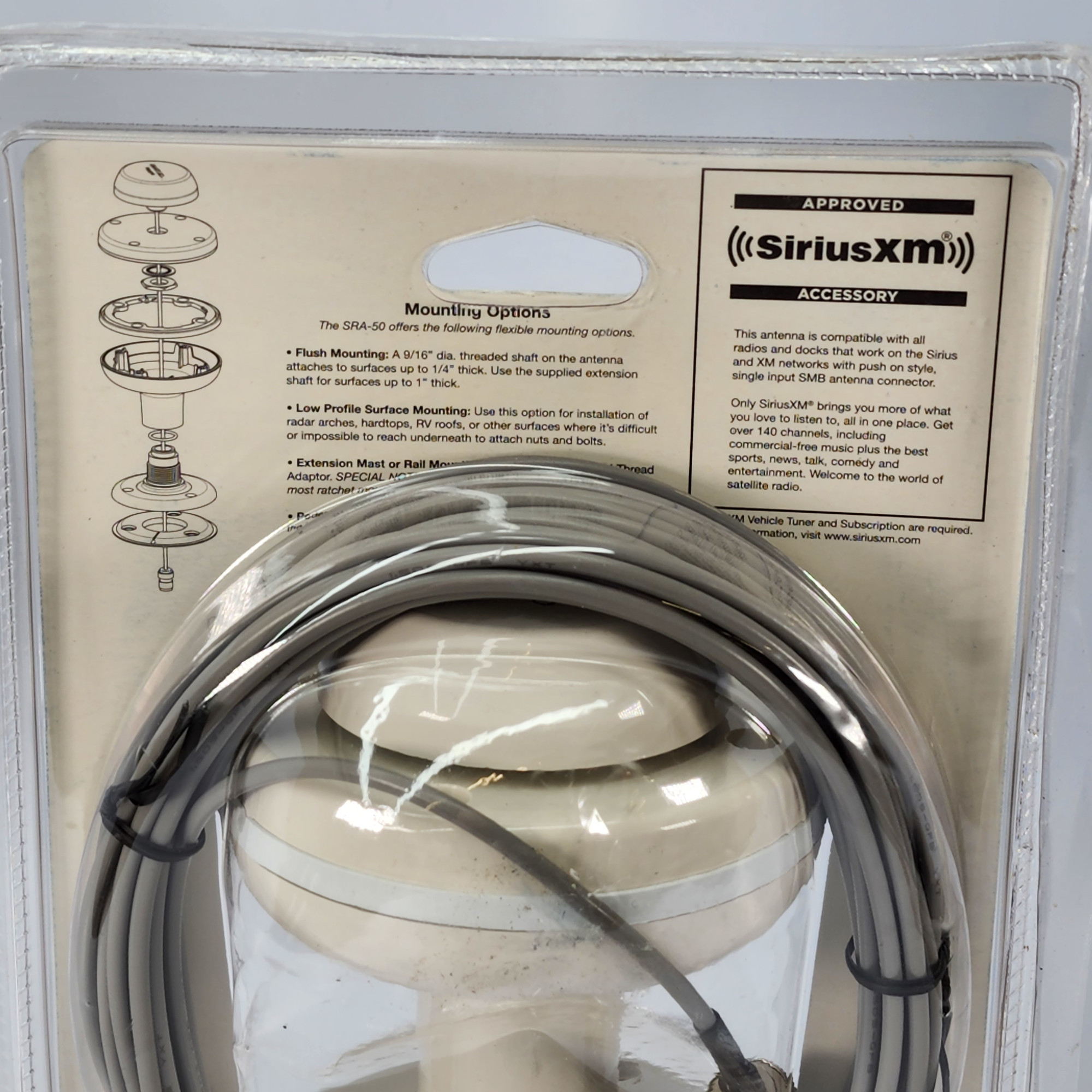 Shakespeare – Galaxy SRA-50 SiriusXM Low Profile Satellite Radio ...