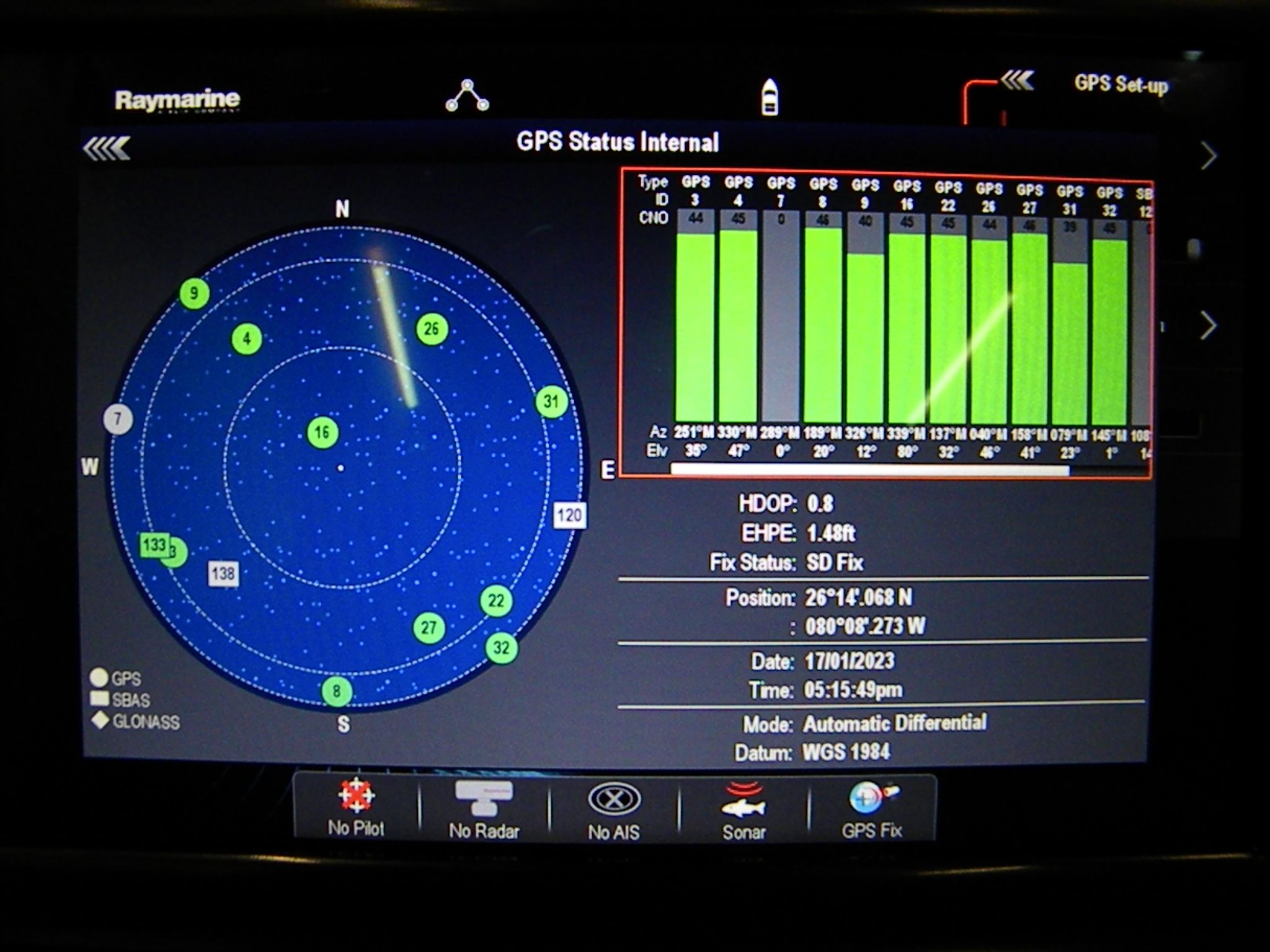 Raymarine c127 Multifunction Display Core Only -E70014- Tested - 90 Day ...