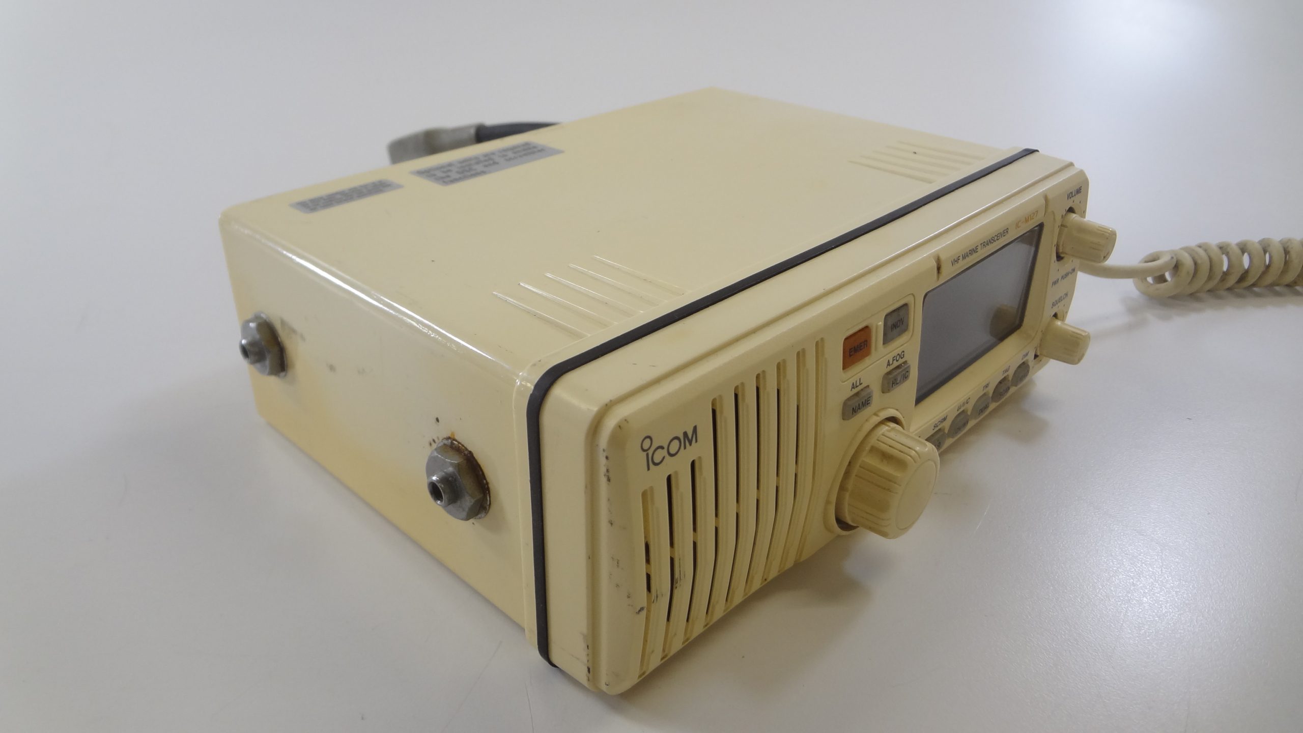 Icom IC-M127 Marine VHF/FM Radio Marine Transceiver Unit w/ Hand Mic ...