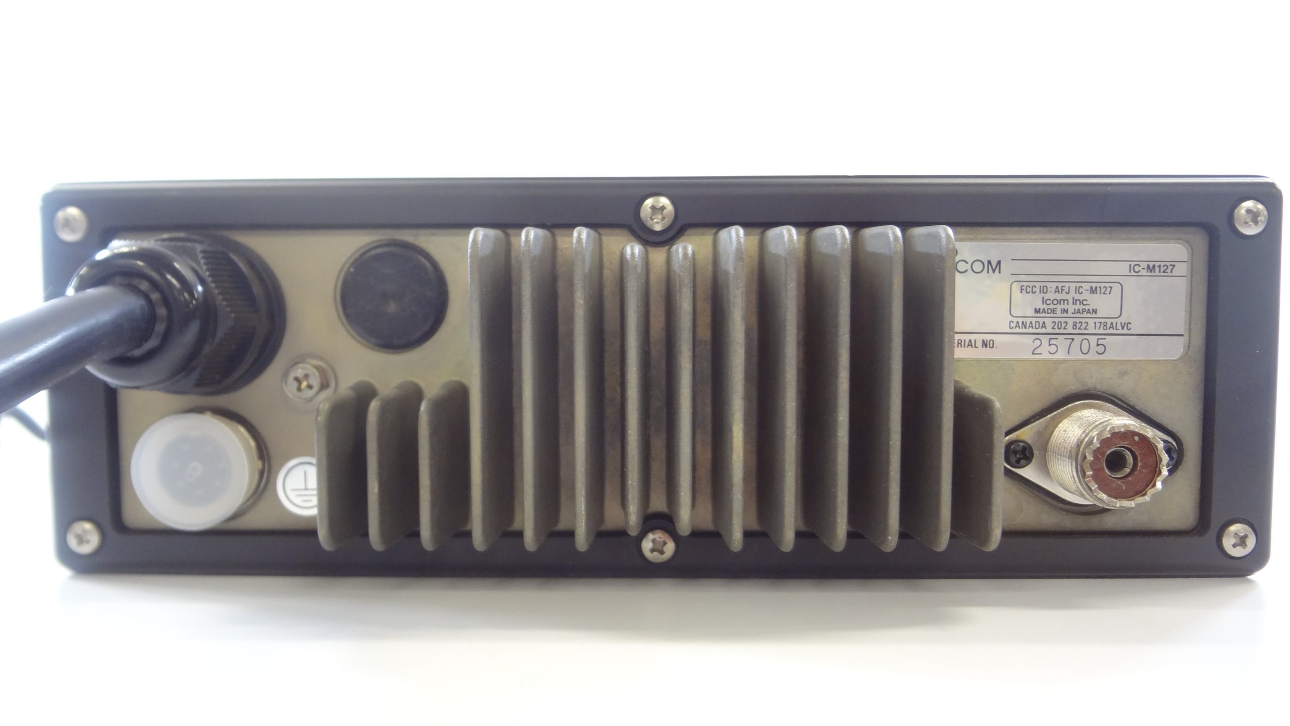 Icom IC-M127 Marine VHF/FM Radio Marine Transceiver Unit w/ Hand Mic ...